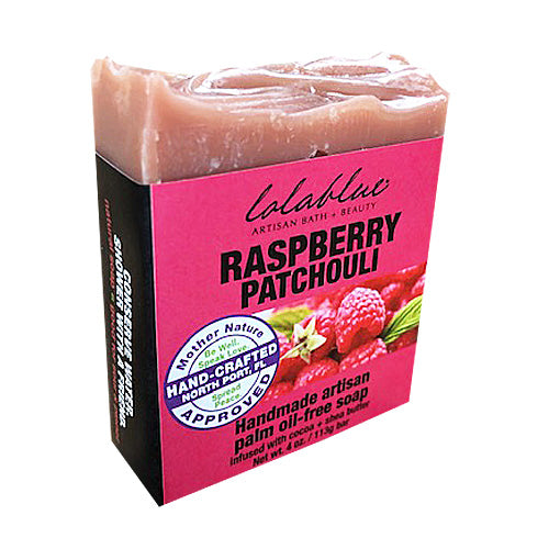 Raspberry Patchouli Soap – Lolablue Living